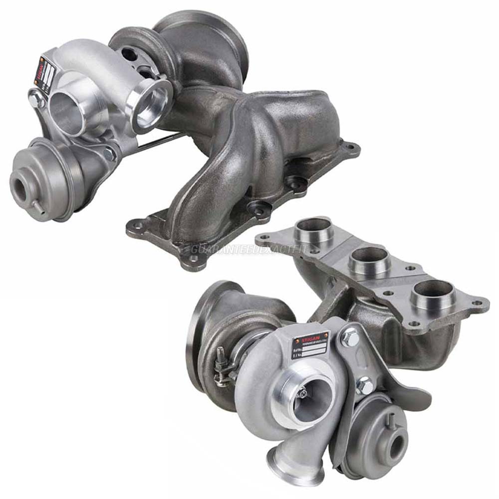 2007 bmw 335i Turbocharger and Installation Accessory Kit Front and ...